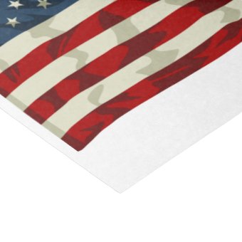 American Flag Tissue Paper Decoupage Patriotic | Zazzle