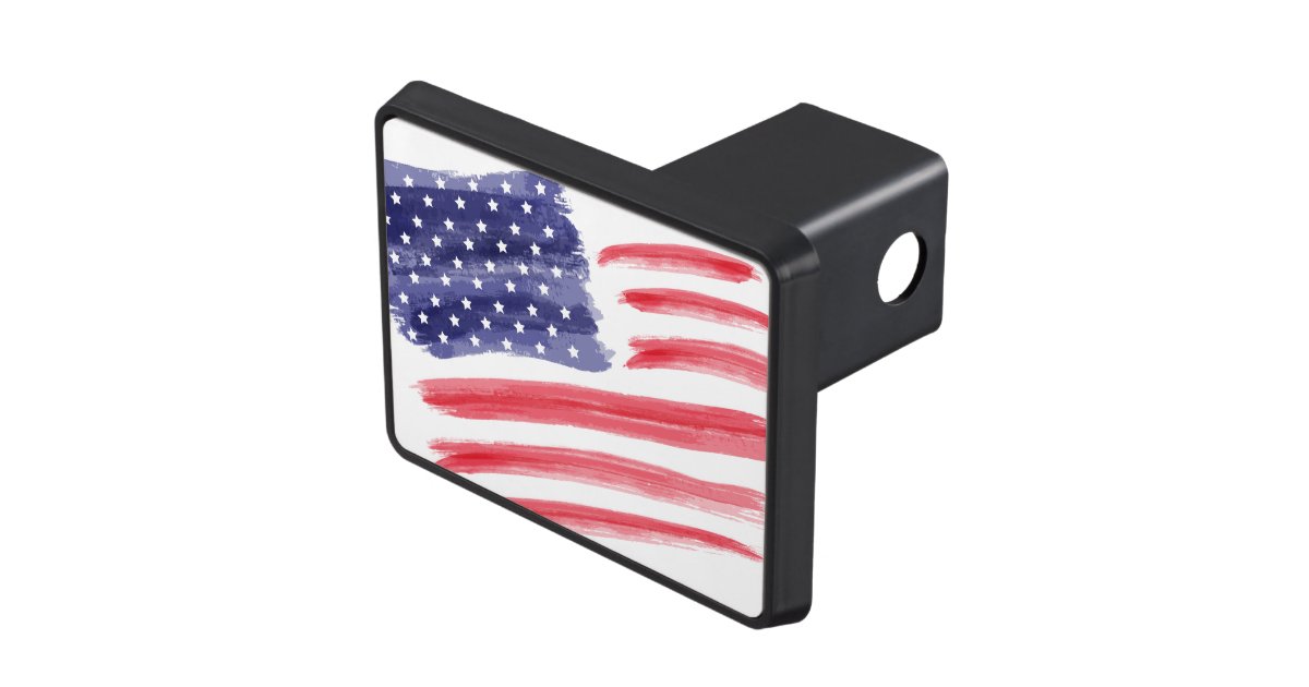 American Flag Trailer Hitch Cover | Zazzle
