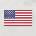 American Flag Triple QR Code Business Card | Zazzle