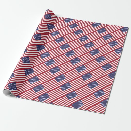 American Flag - United States of America Wrapping Paper | Zazzle.com