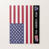 American Flag & USA country / United States Jigsaw Puzzle | Zazzle