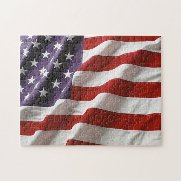 American Flag - USA Puzzle | Zazzle.com