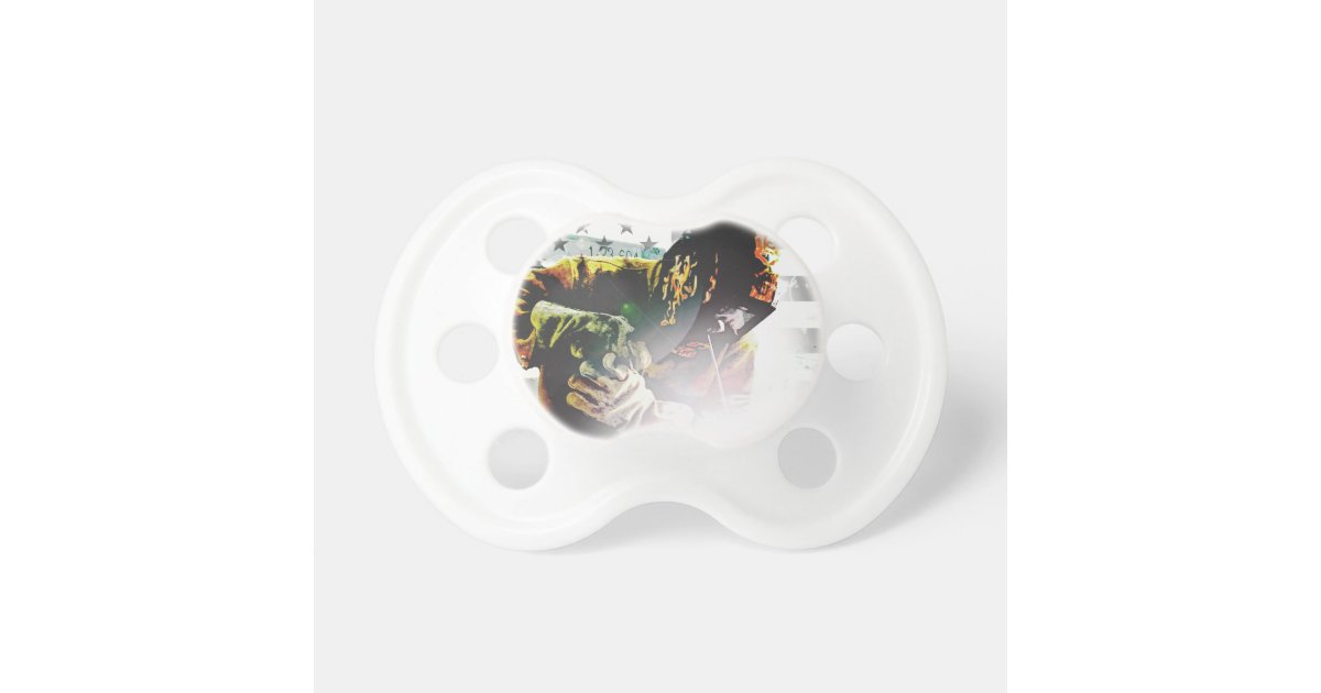 American Flag Welder Pacifier | Zazzle