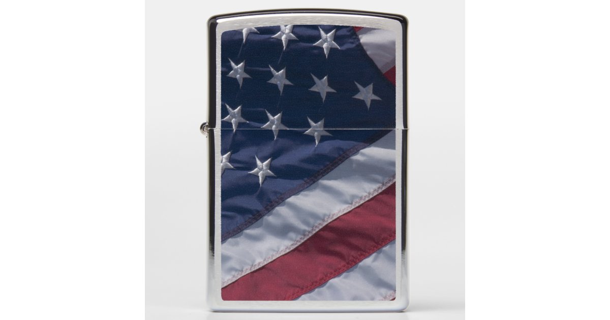 American flag. zippo lighter | Zazzle