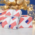 American Flags USA Wrapping Paper | Zazzle