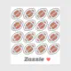 American Football Balls Game Day Reminder Planner Sticker | Zazzle