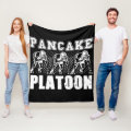 American Football Lineman Pancake Platoon Player S Fleece Blanket | Zazzle