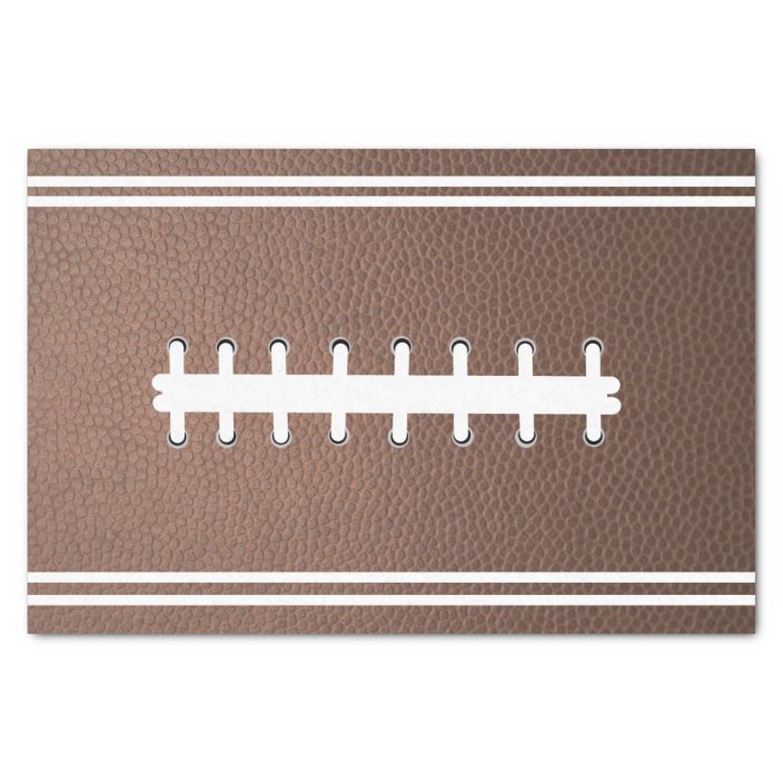 American Football Sport Horizontal Tissue Paper | Zazzle.com
