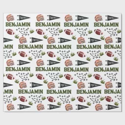 American Football Wrapping Paper | Zazzle