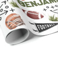 American Football Wrapping Paper | Zazzle