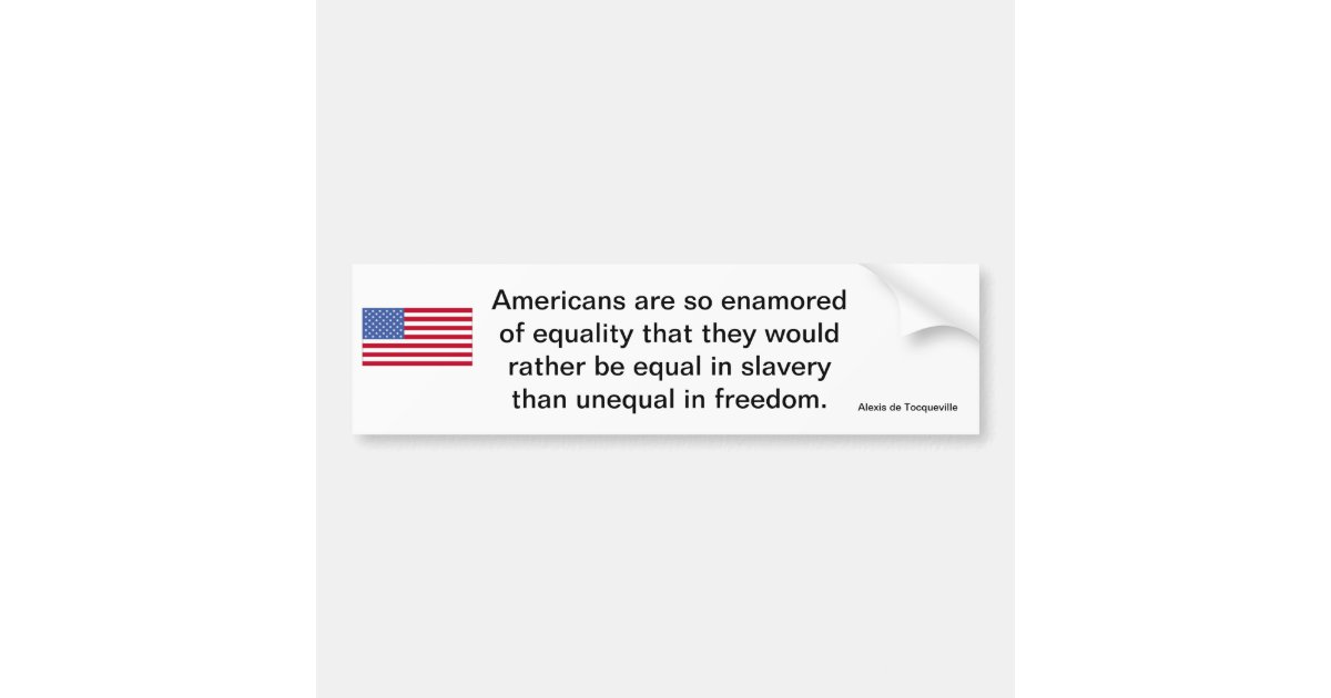 American Freedom Statement Bumper Sticker | Zazzle