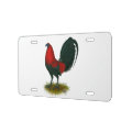 American Gamecock: Brown Red License Plate | Zazzle