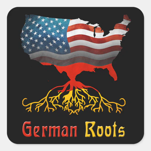 American German Roots Stickers | Zazzle