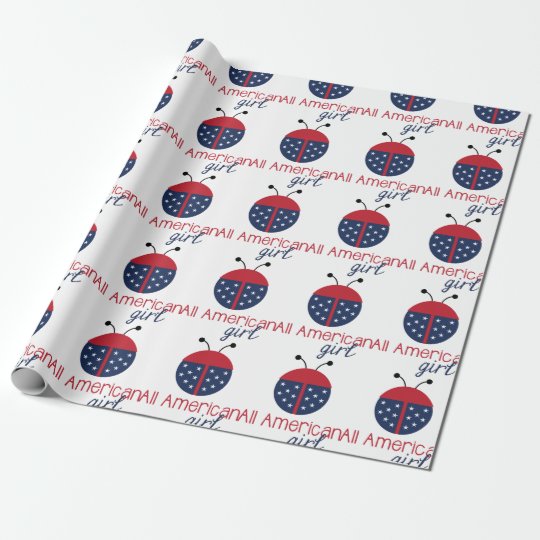 American Girl Wrapping Paper | Zazzle.com