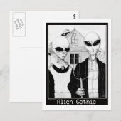 American Gothic, Alien Portraits, Aliens Postcard | Zazzle