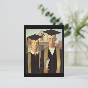 American Gothic Graduation Invitation | Zazzle