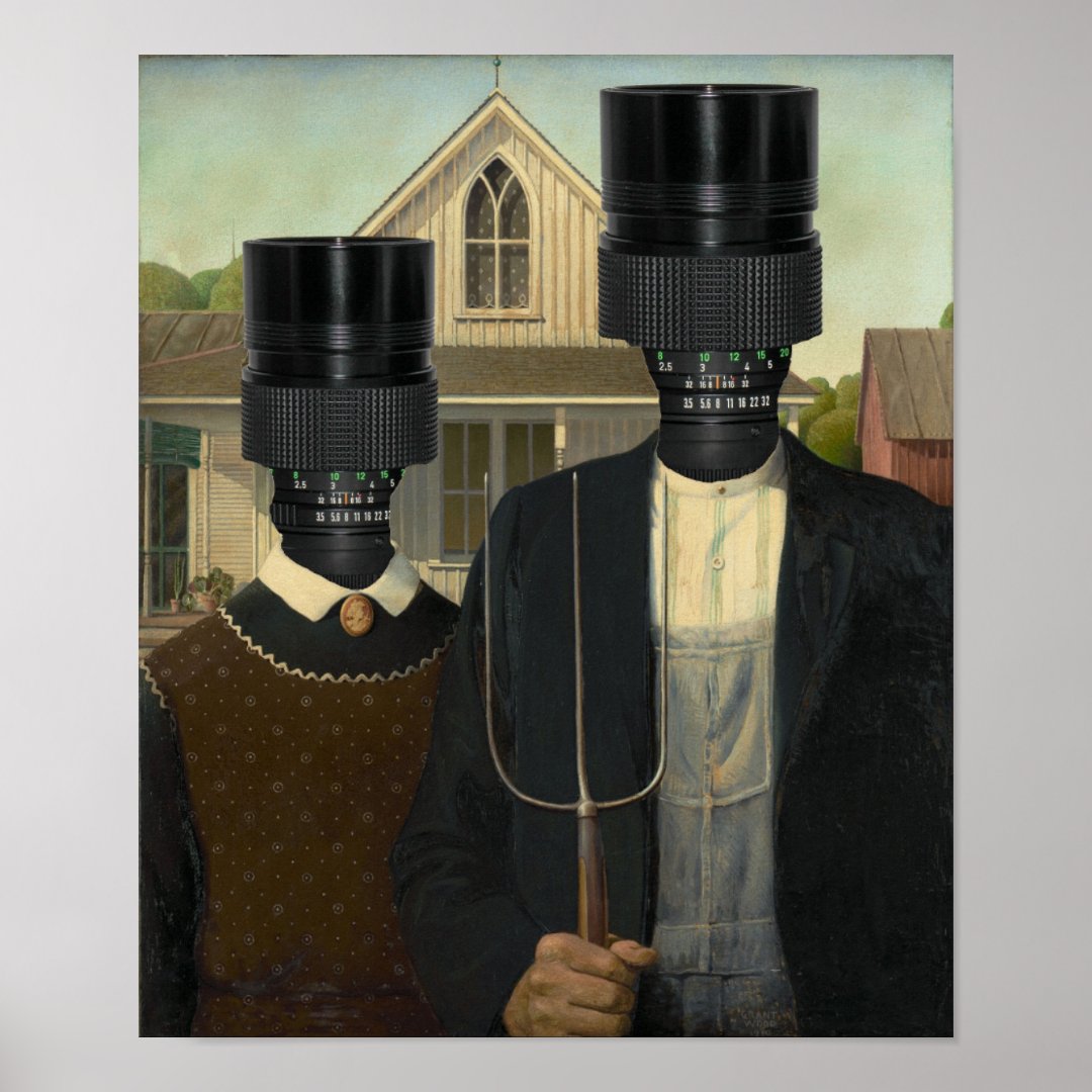 American Gothic Photographic Poster | Zazzle