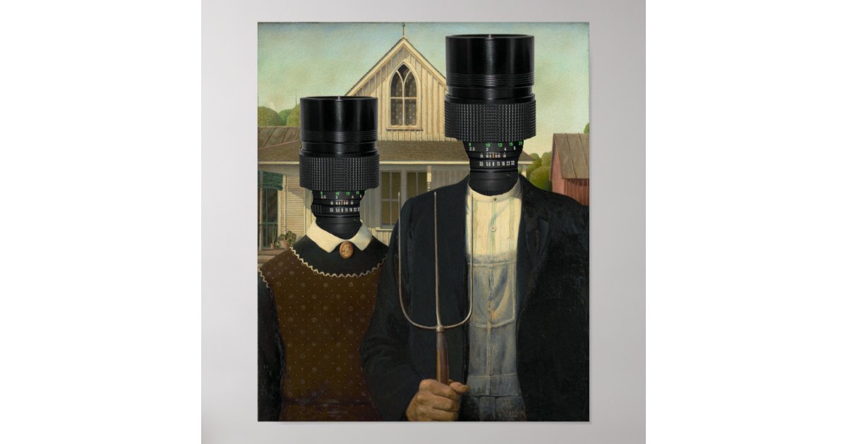 American Gothic Photographic Poster | Zazzle