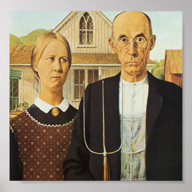 American Gothic Poster | Zazzle