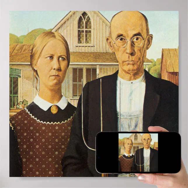 American Gothic Poster | Zazzle