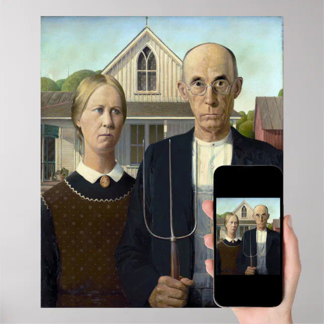 American Gothic Poster | Zazzle