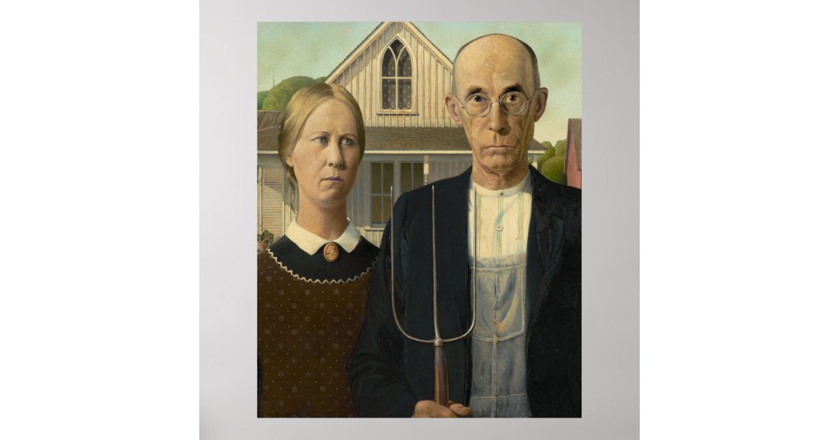 American Gothic Poster | Zazzle