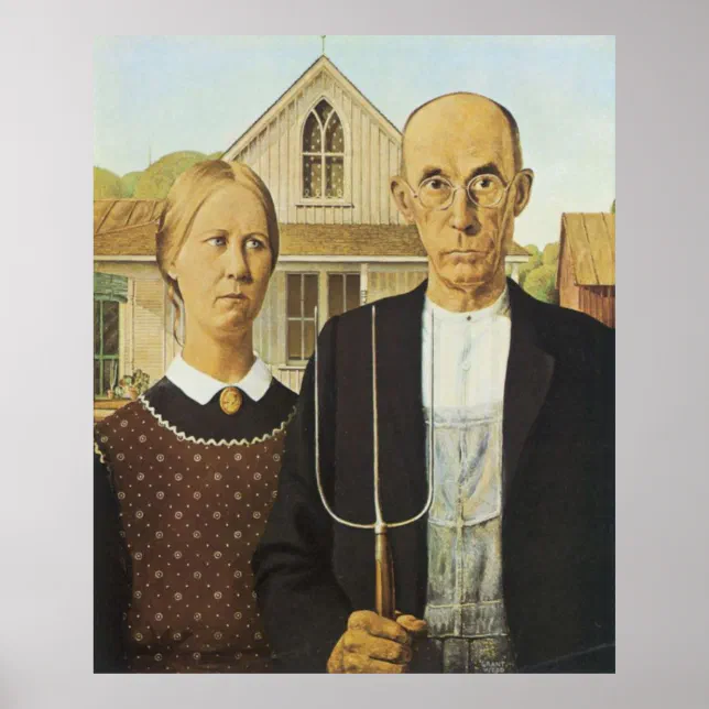 American Gothic Poster | Zazzle