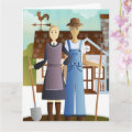 AMERICAN GOTHIC WEDDING CONGRATULATIONS CARD | Zazzle