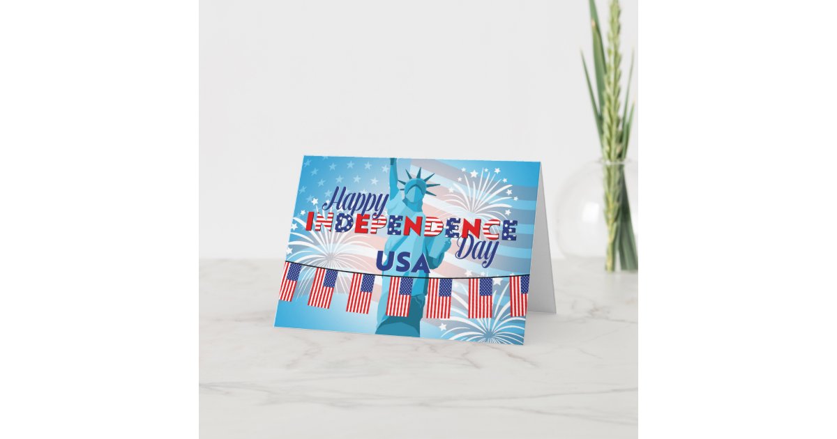 American Independence Day Card | Zazzle