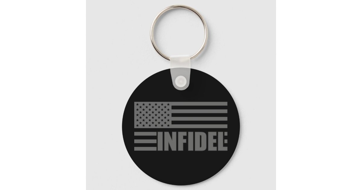 American Infidel Keychain | Zazzle