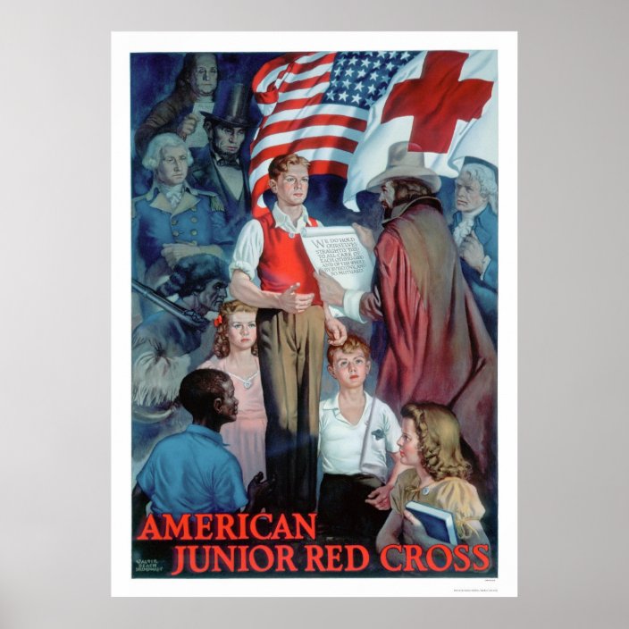 American Junior Red Cross (US00335) Poster | Zazzle.com