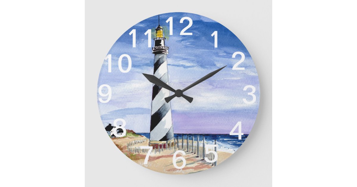 American Lighthouse clock | Zazzle