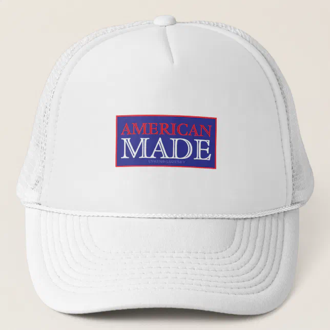 AMERICAN MADE TRUCKER HAT | Zazzle