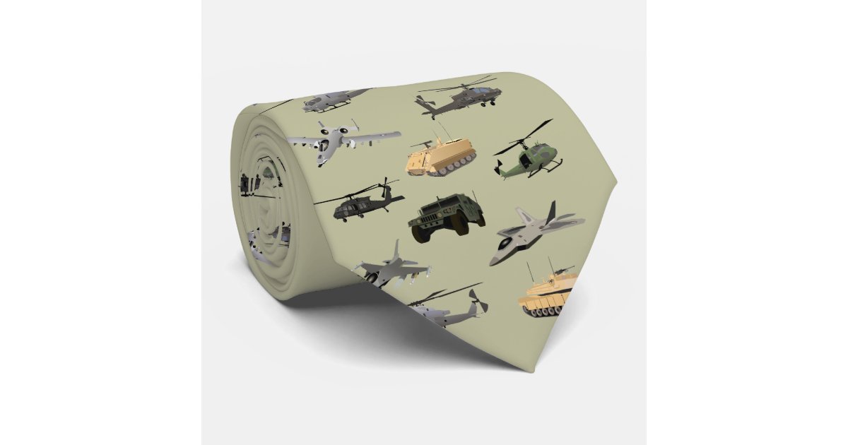 American Military Pattern Neck Tie | Zazzle