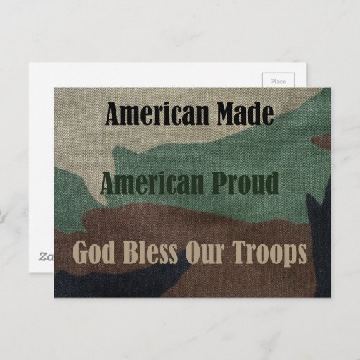 American Military Postcard | Zazzle