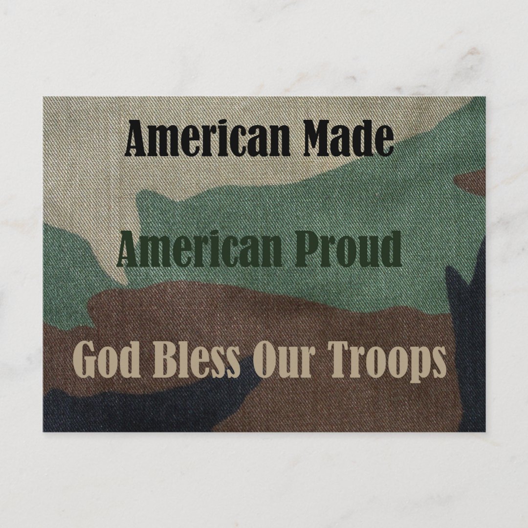 American Military Postcard | Zazzle