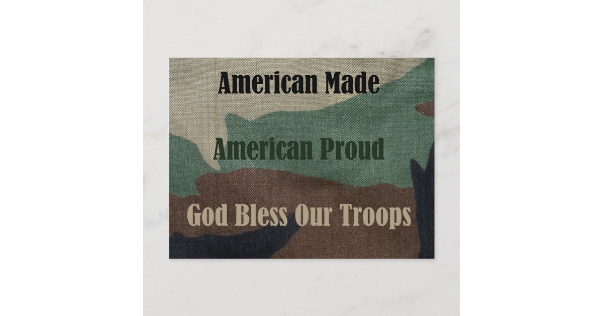 American Military Postcard | Zazzle