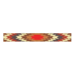 american native traditional ethnic costume motif grosgrain ribbon | Zazzle