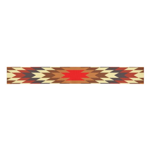 american native traditional ethnic costume motif grosgrain ribbon | Zazzle