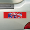 American Patriot - Bumper Sticker | Zazzle