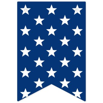 American Patriotic Red White & Blue Bunting Banner | Zazzle