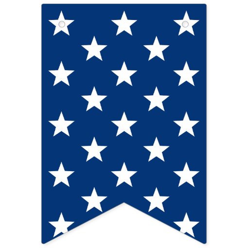 American Patriotic Red White & Blue Bunting Banner | Zazzle