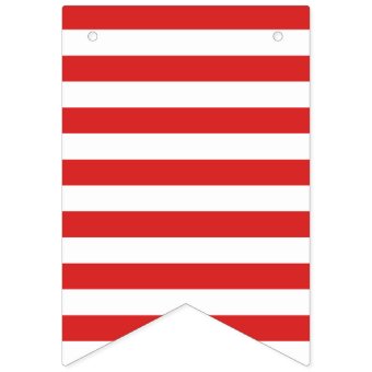 American Patriotic Red White & Blue Bunting Banner | Zazzle