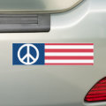 American Peace Flag Bumper Sticker | Zazzle