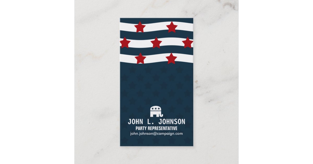 American Politics Business Card | Zazzle