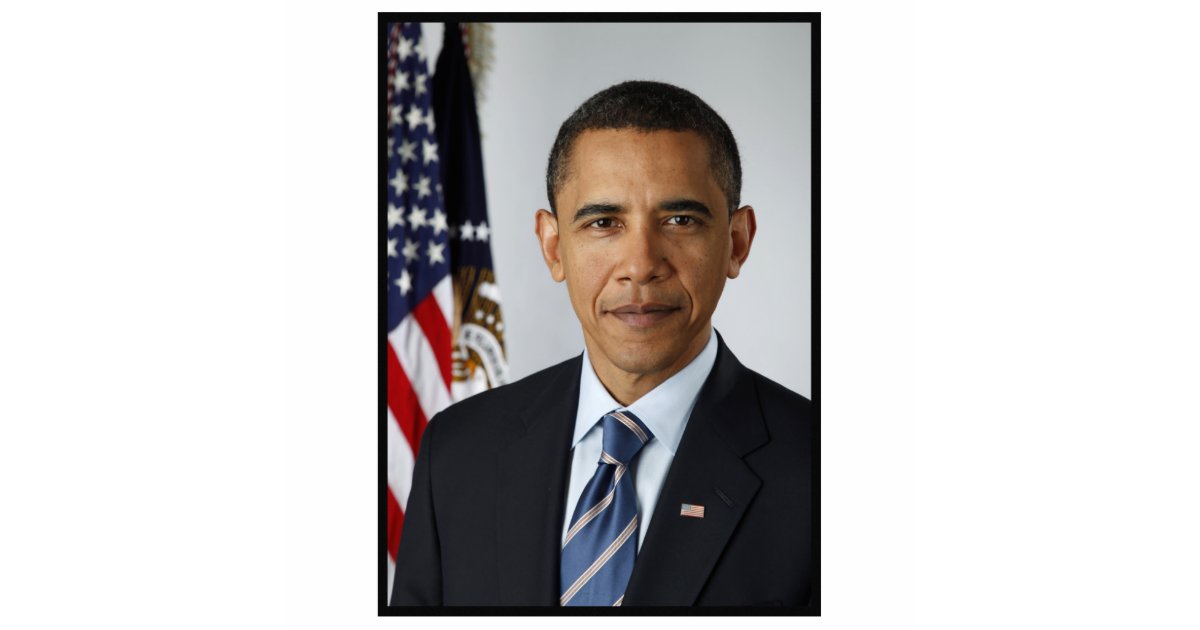 American President Barack Obama at White House Cutout | Zazzle