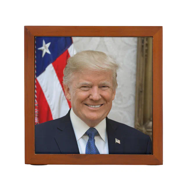 American President Donald Trump White House Desk Organizer | Zazzle