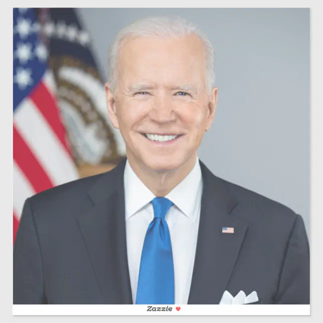 American President Joe Biden White House Photo Sticker | Zazzle