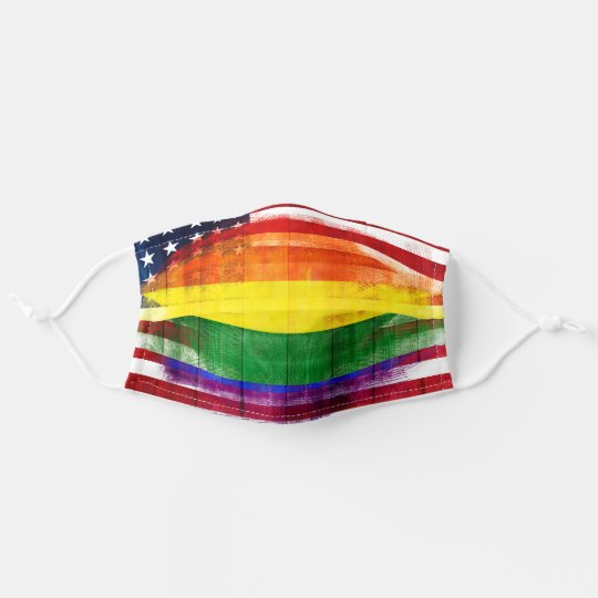 American Pride Flag Adult Cloth Face Mask | Zazzle.com