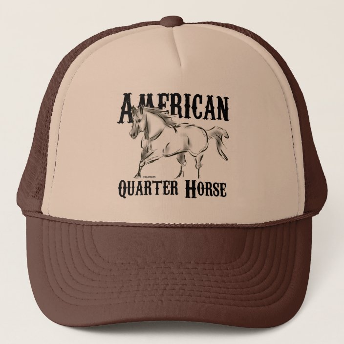 American Quarter Horse Trucker Hat | Zazzle.com